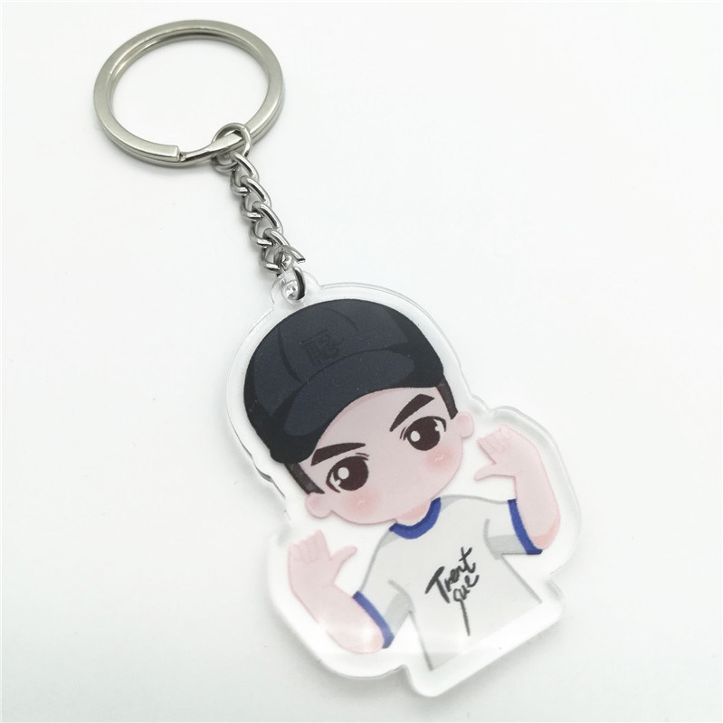 Hot Sale High Quality Custom Logo Acrylic Keychain Plastic Keychain ...